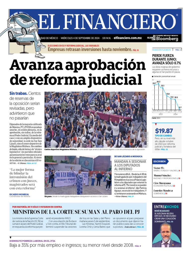 El Financiero 04-09-24 | PDF