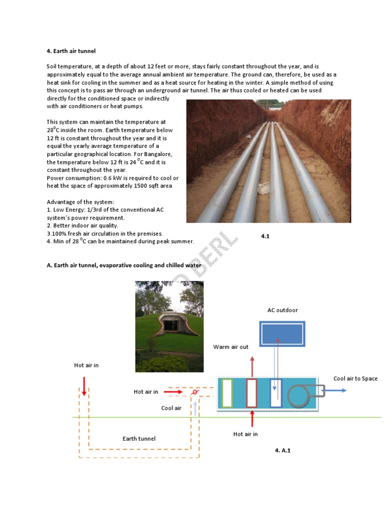 Earth Air Tunnel | PDF