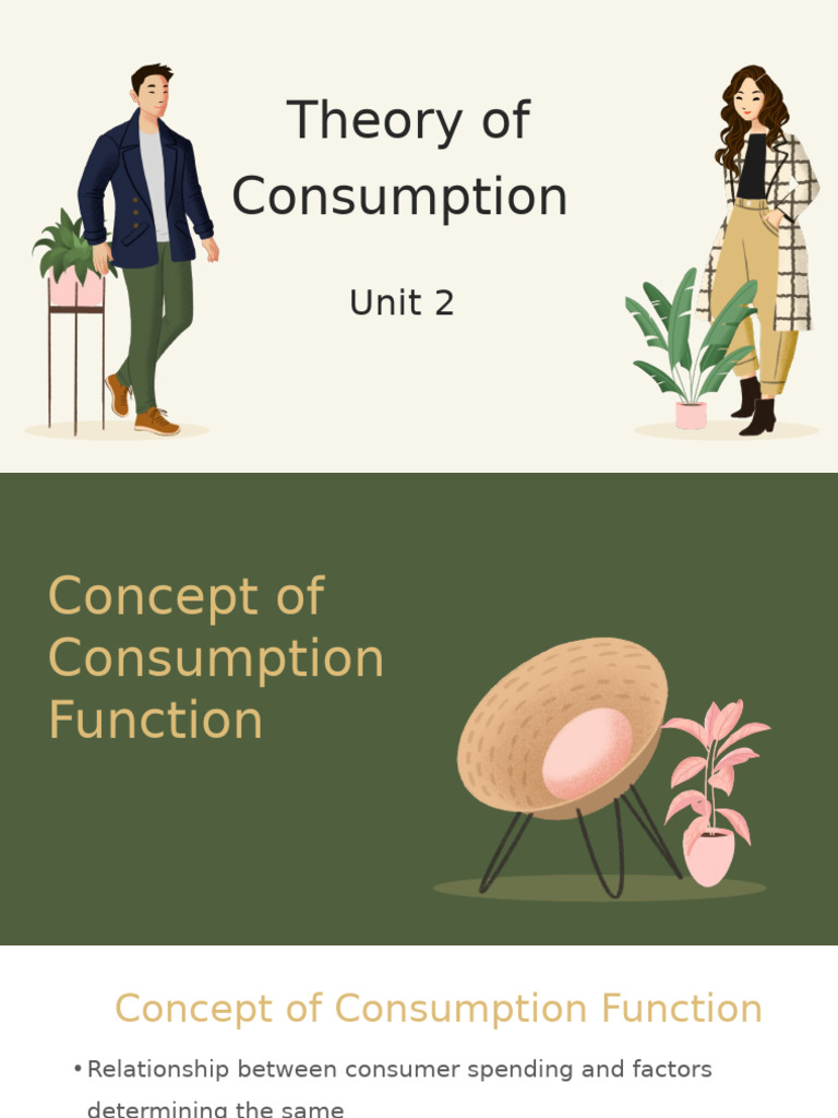 Theory of Consumption | PDF
