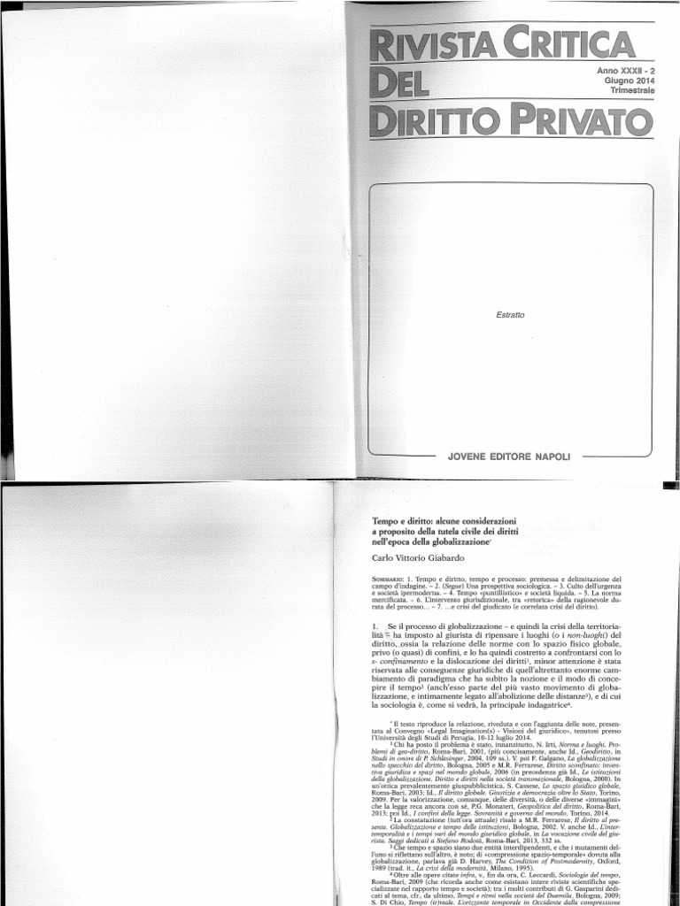 Giabardo Tiempo y Proceso | PDF