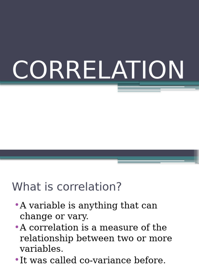 Correlation | PDF