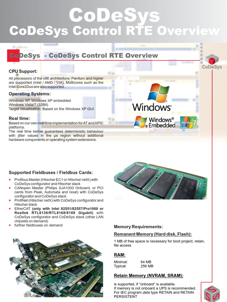 CoDeSys Control RTE 01 2011 E | PDF