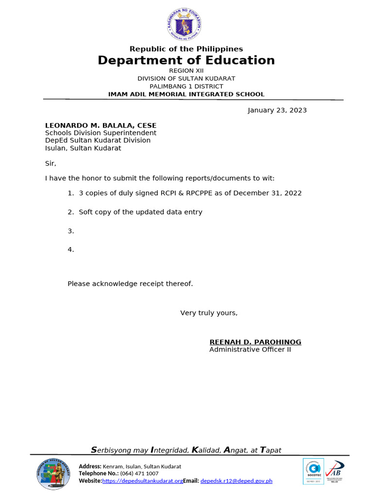 TRANSMITTAL FORM Jan 23, 2023 | PDF