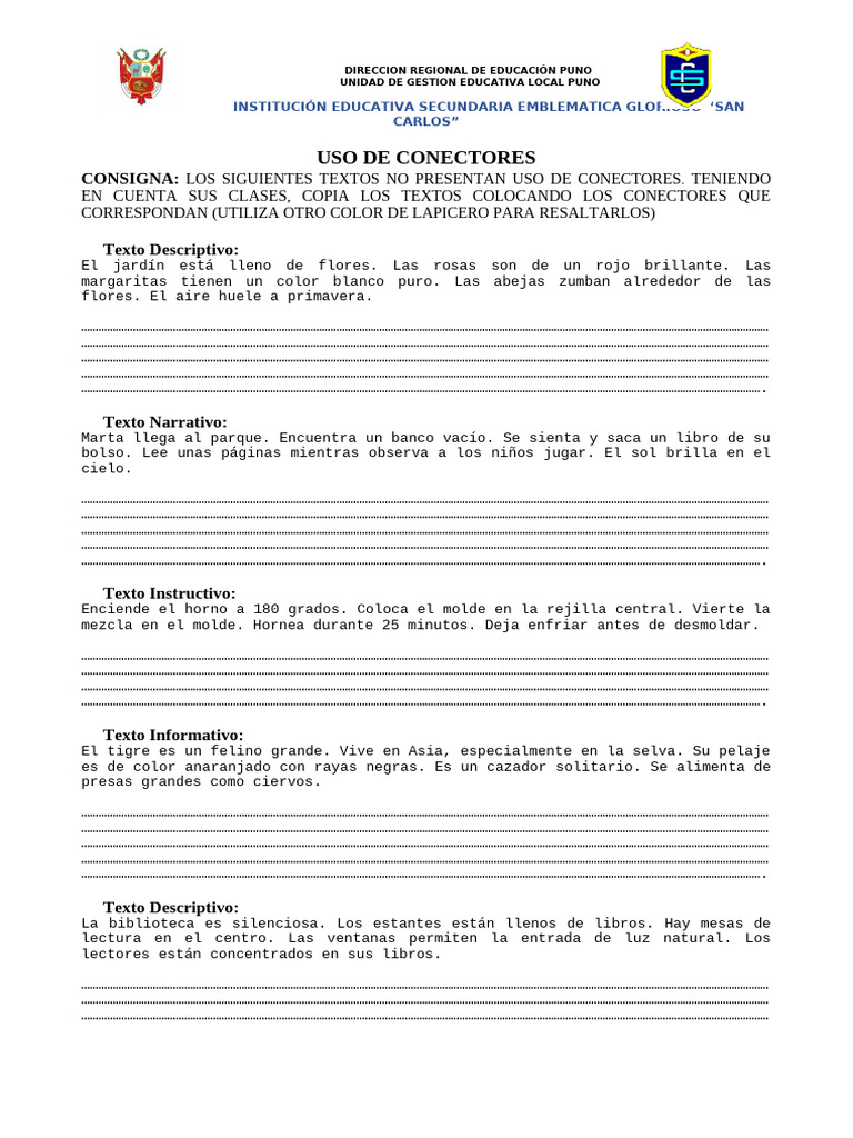 Práctica de Conectores I | PDF