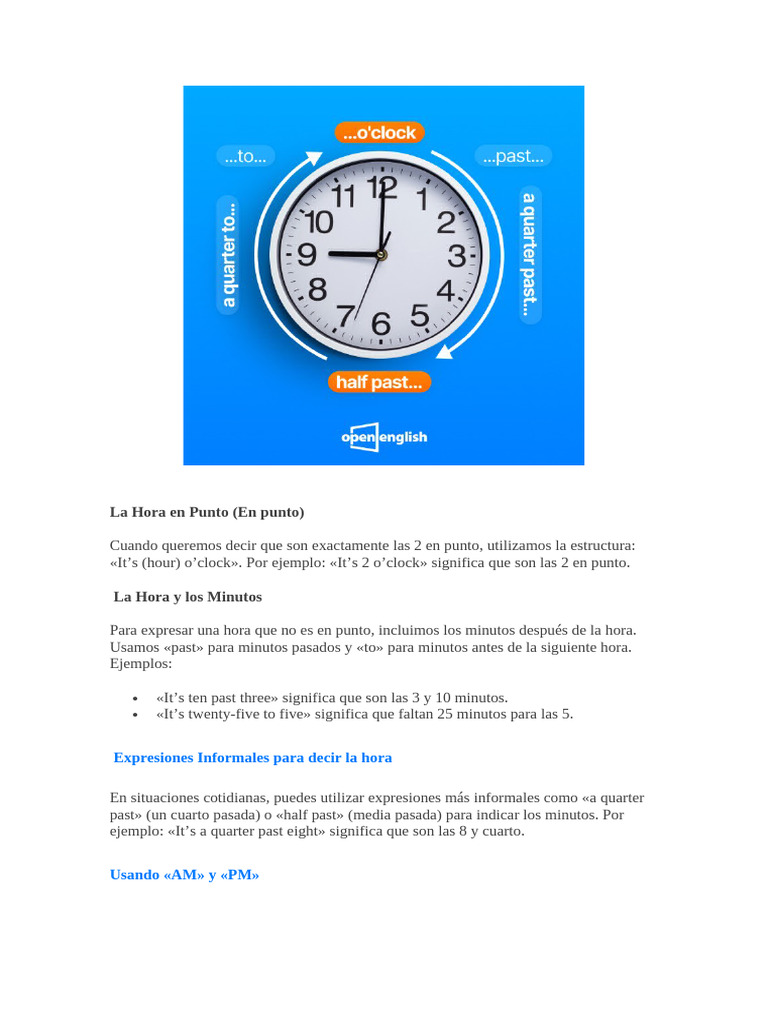 La Hora en Punto | PDF