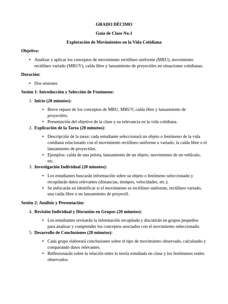 10-Guia de Clase 01 | PDF