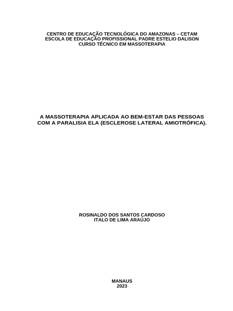 Modelo de Relatório Técnico - CETAM | PDF