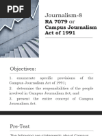 Ra 7079 Irr | PDF | Journalism | Students