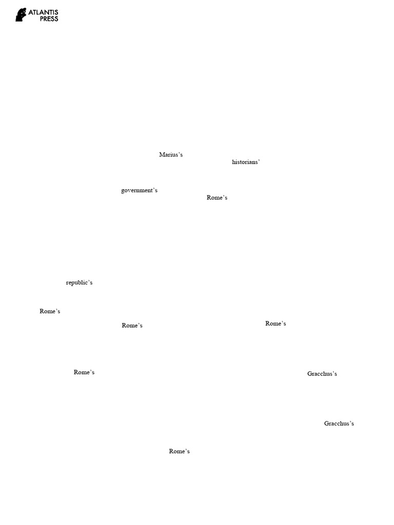 The Marian Military Reform and Its Effects On The Roman Republic | PDF