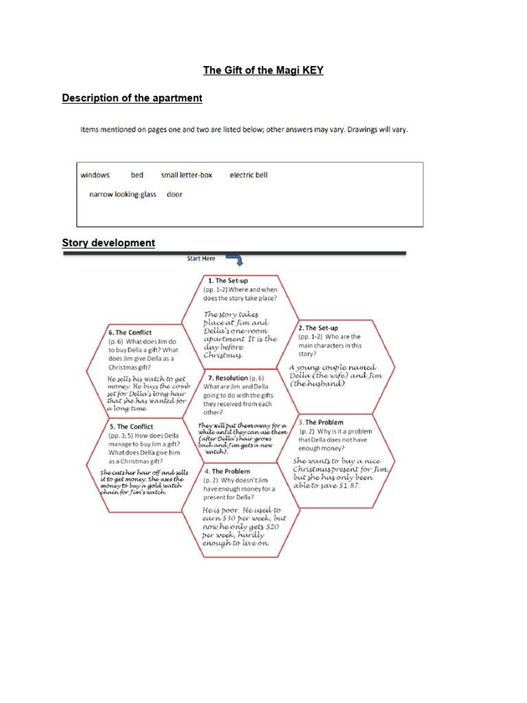 The Gift of The Magi KEY | PDF