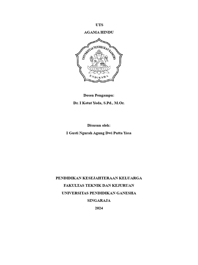 I Gusti Ngurah Agung Dwi Putra Yasa | PDF