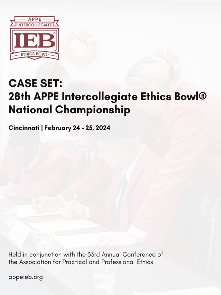 2024 APPE IEB National Case Set 1 | PDF