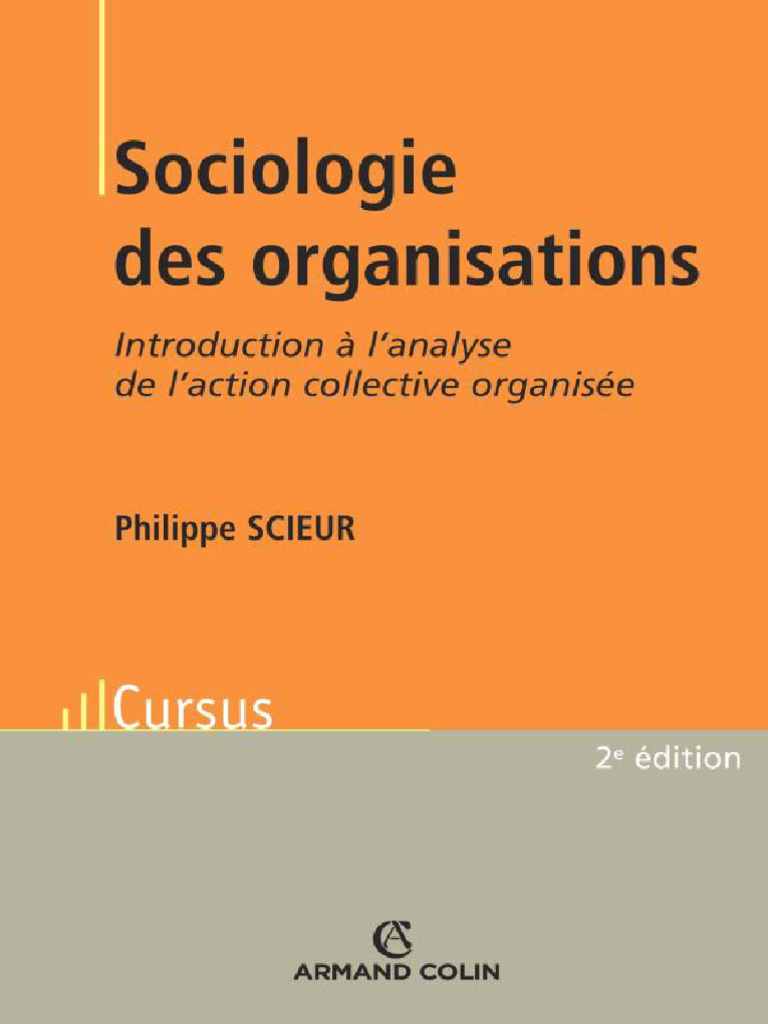Sociologie Des Organisations | PDF