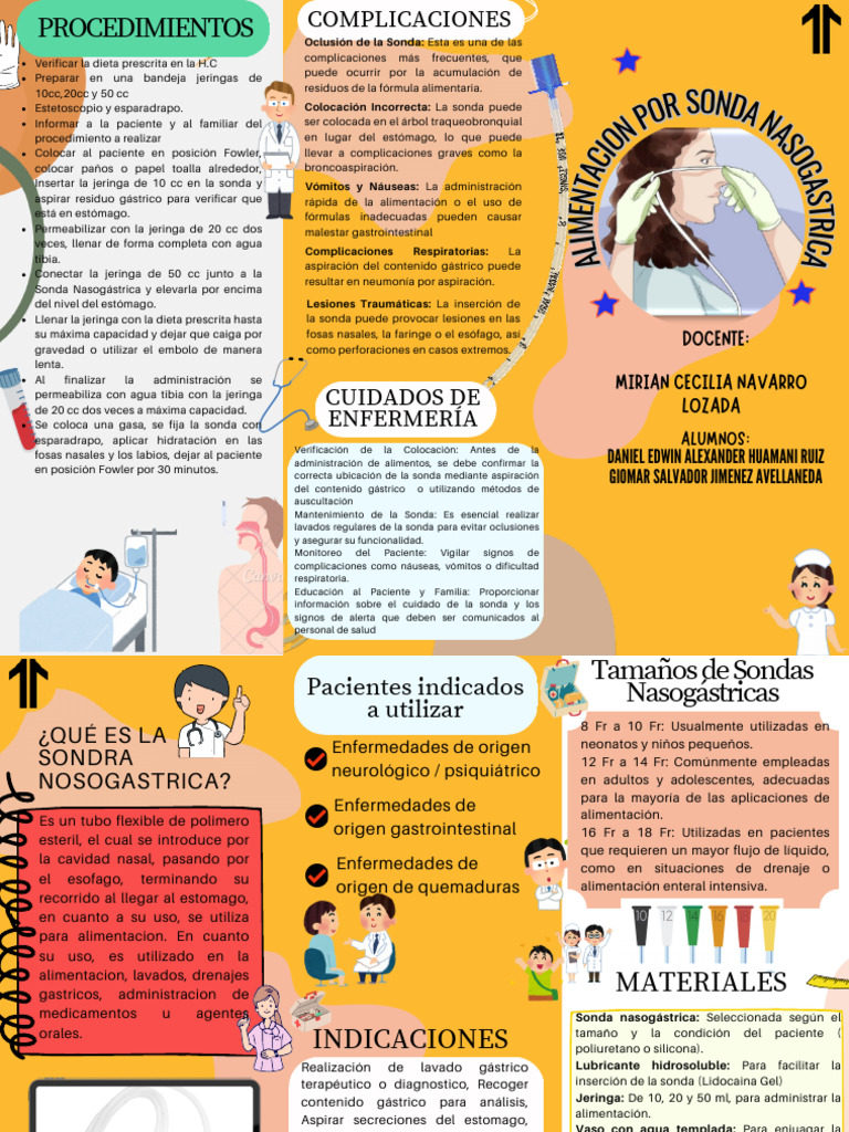 Alimentacion Por Sonda Nasogastrica | PDF | Medicina CLINICA | Ciencia y matemáticas