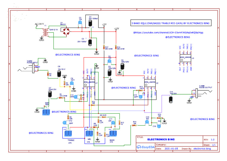 Cicuit Diagram 3 Band Final | PDF