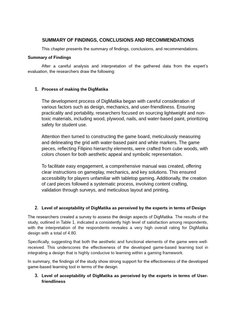 Summary of Findings | PDF