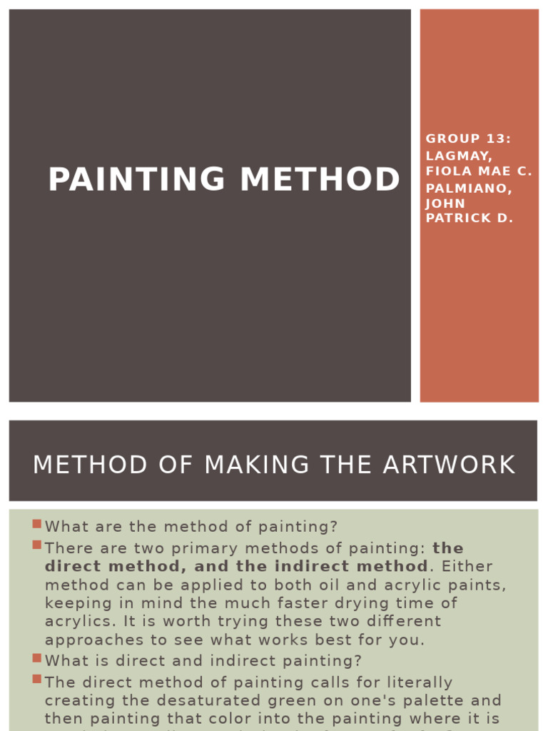 Painting Method | PDF