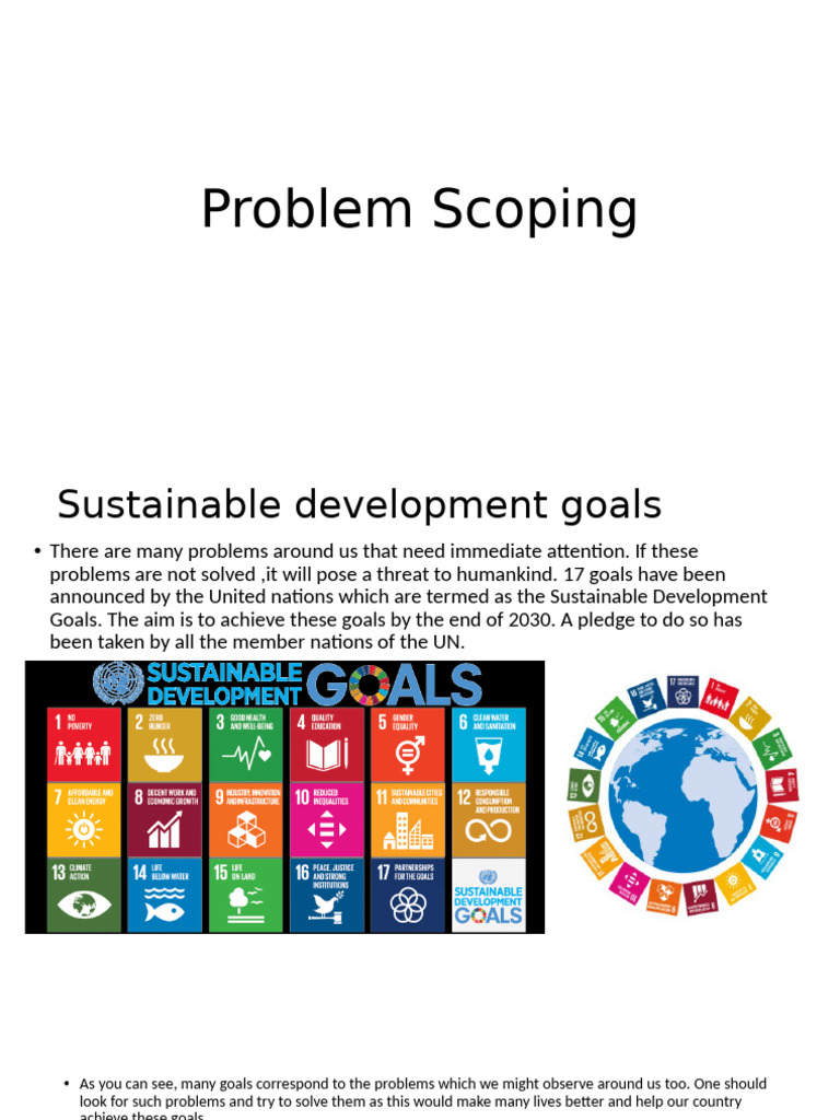 Problem Scoping | PDF