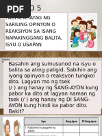 Pabula Worksheet | PDF | Language Arts & Discipline