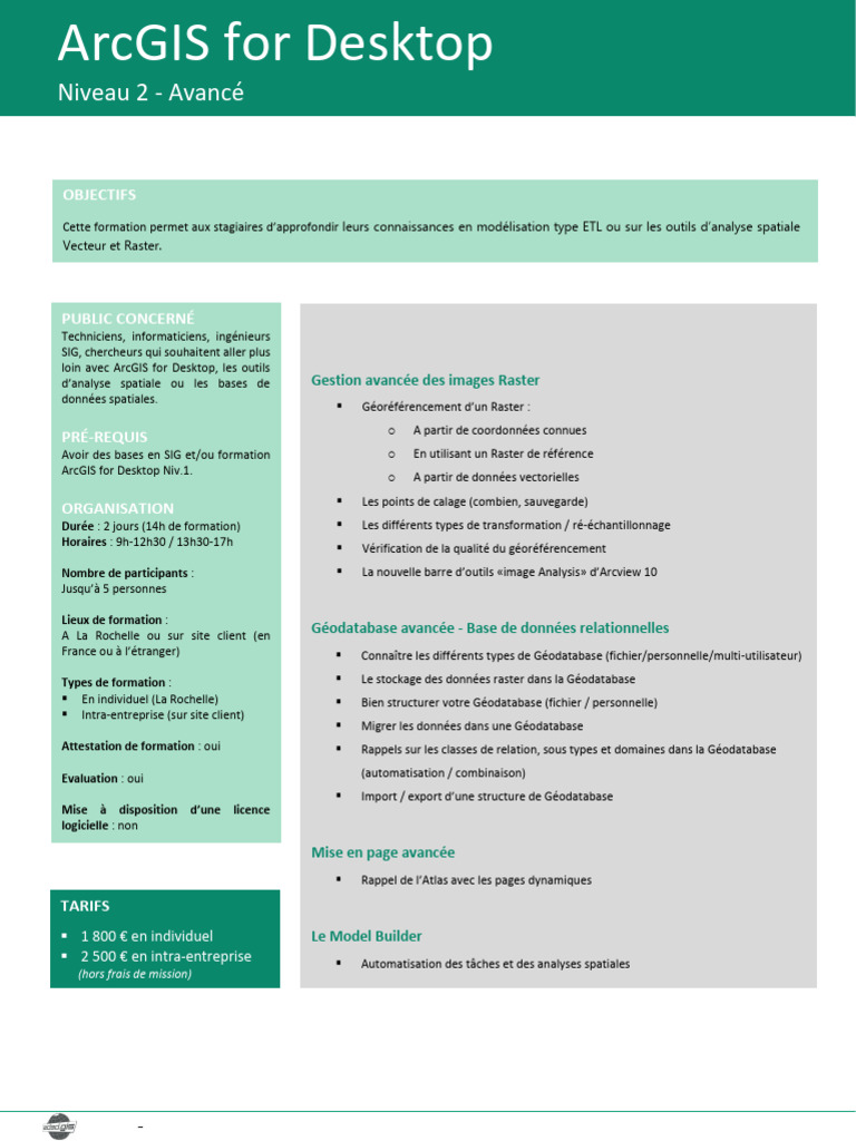 Arcgis Niveau2 | PDF