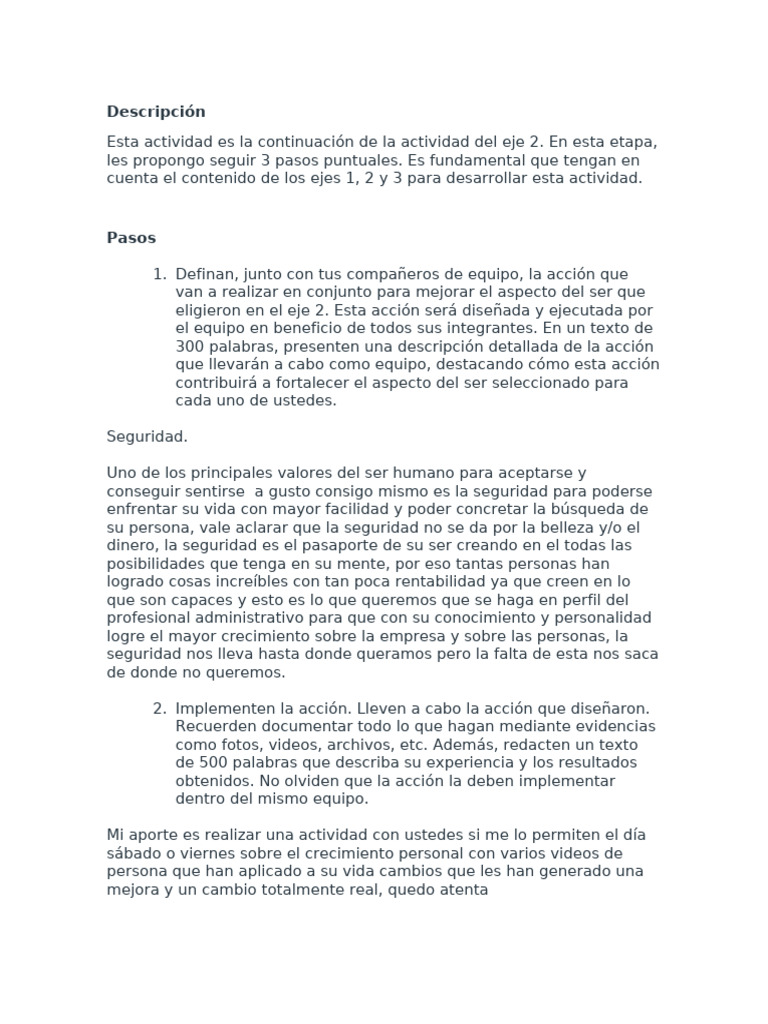 Ser Eje 3 | PDF