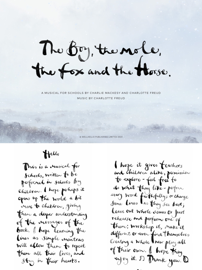 BMFH Playscript | PDF