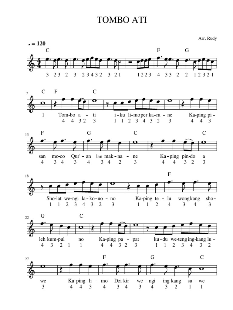 Tombo Ati - Keyboard - C (SFILE | PDF