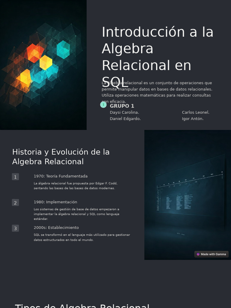 Introduccion-a-la-Algebra-Relacional-en-SQL | PDF