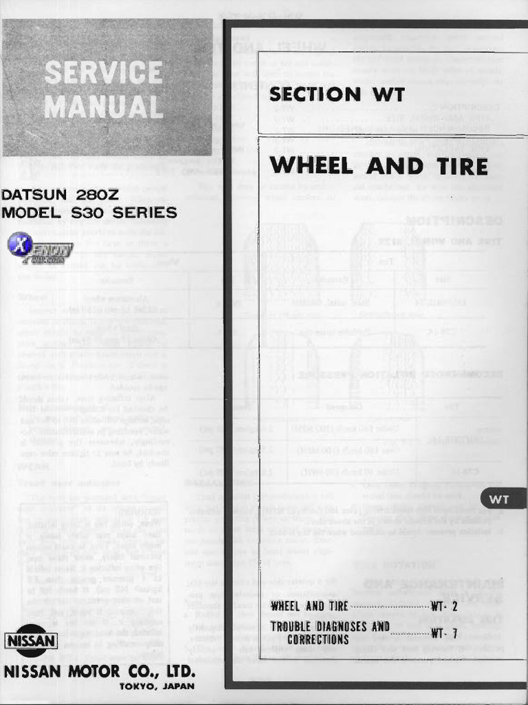 WT Wheel and Tire | PDF