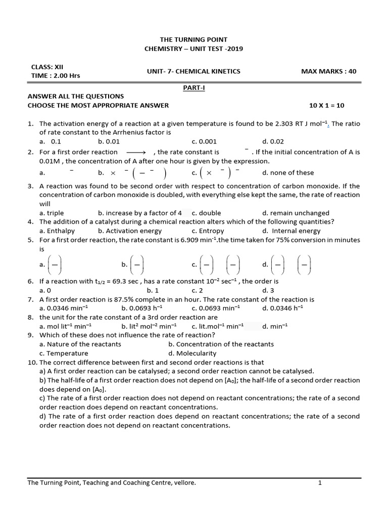 Unit-7 QP | PDF