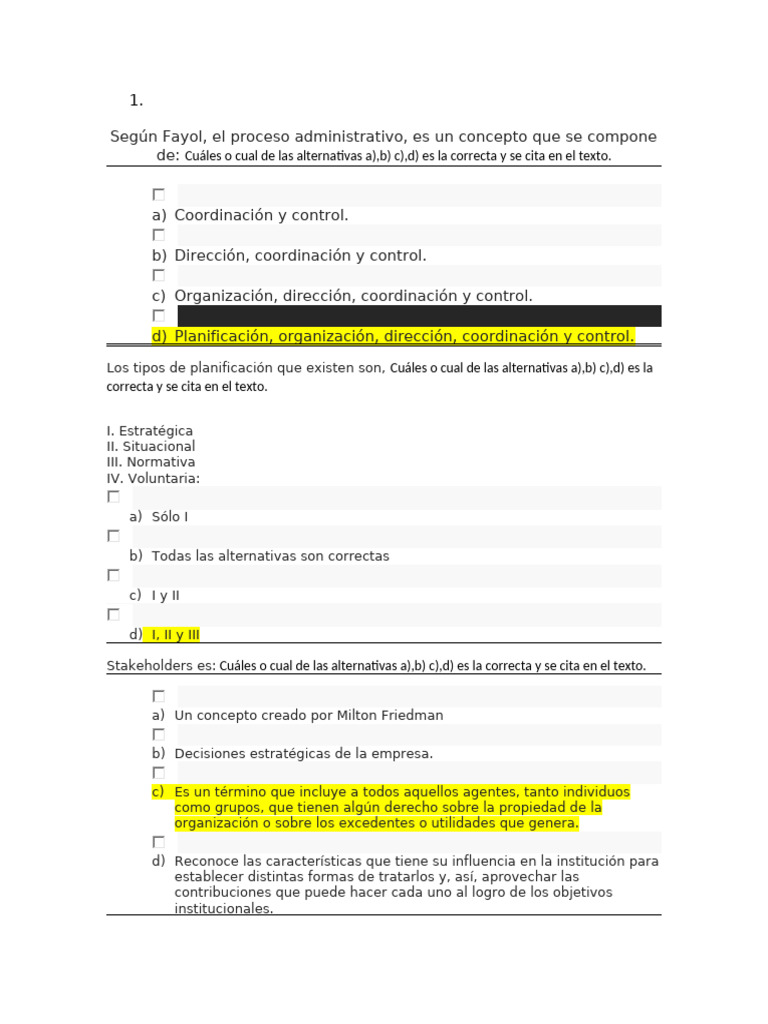 Prueba 1 18-08-2024 Plnificación Estrategica | PDF