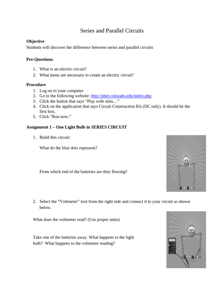 Understanding Series and Parallel Circuits | PDF | Series And Parallel ...