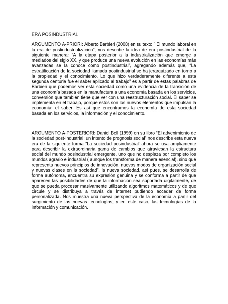 Era Posindustrial y Megaestructuras | PDF