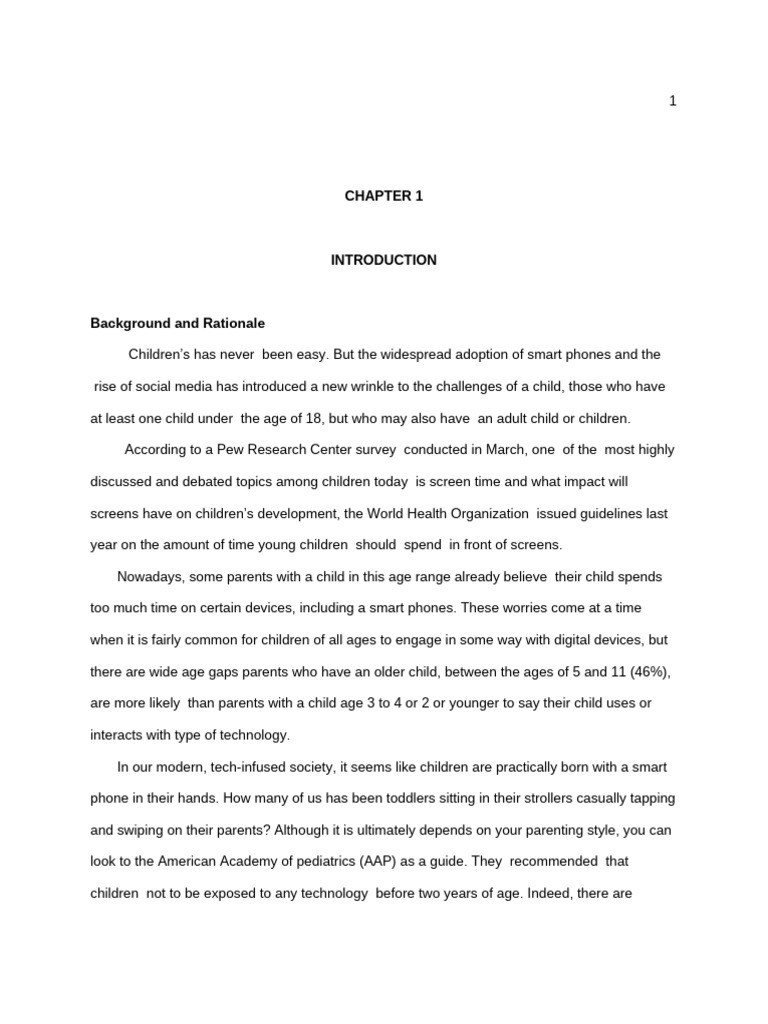 CHAPTER 1 Proposal in HCI | PDF