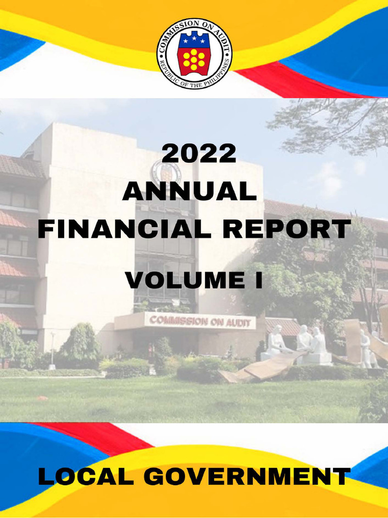 CY 2022 Local Government Financial Report | PDF | Financial Statement ...