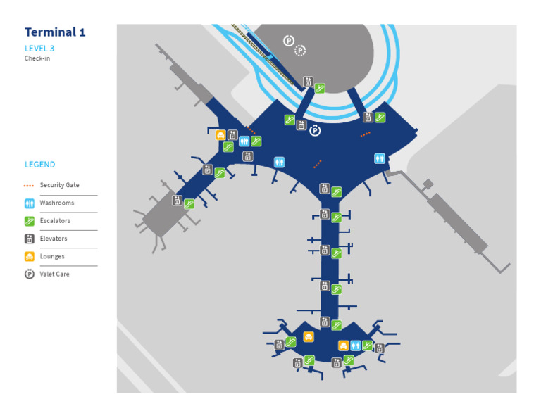 Toronto Pearson Terminal 1 Map Check in 20190429 | PDF