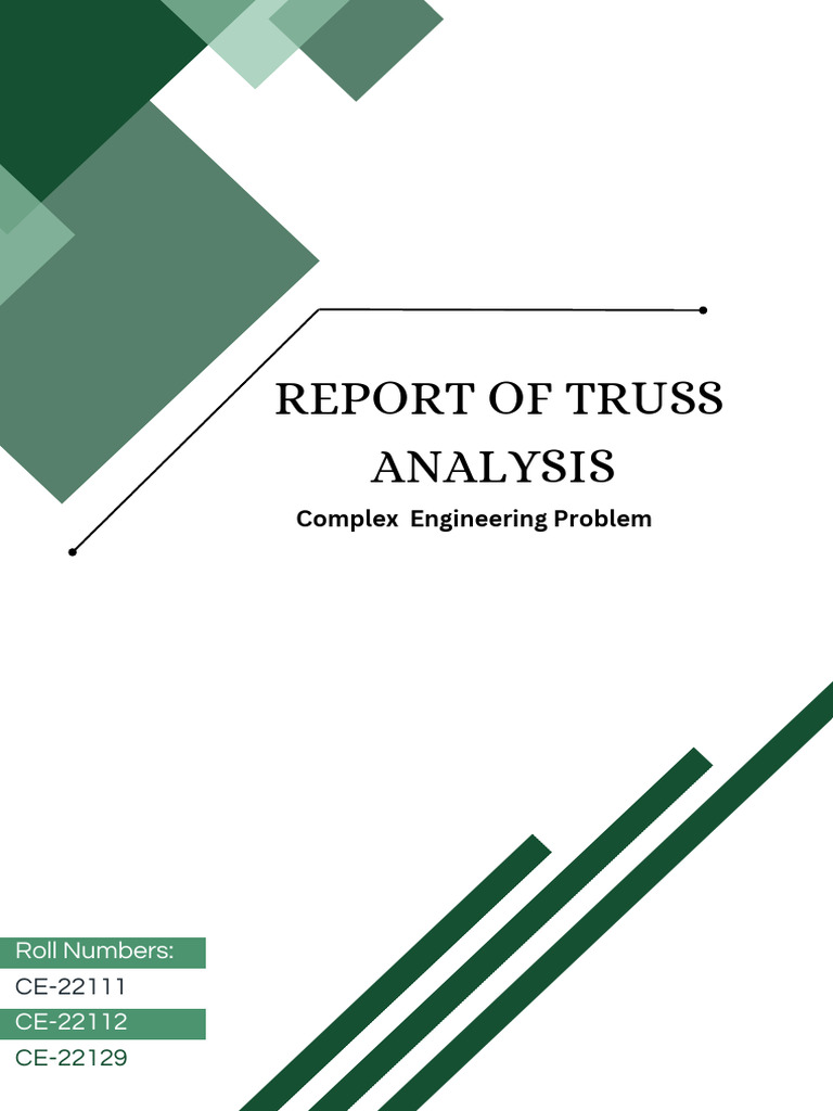Truss Report | PDF