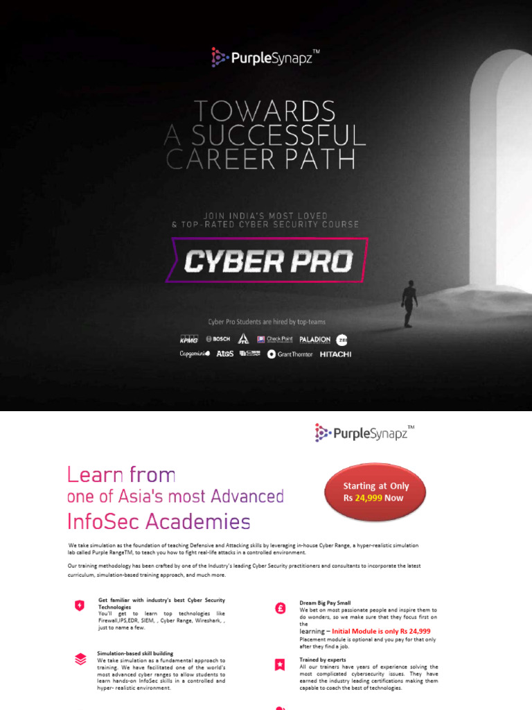 Cyber pro brochure. August 2024 | PDF
