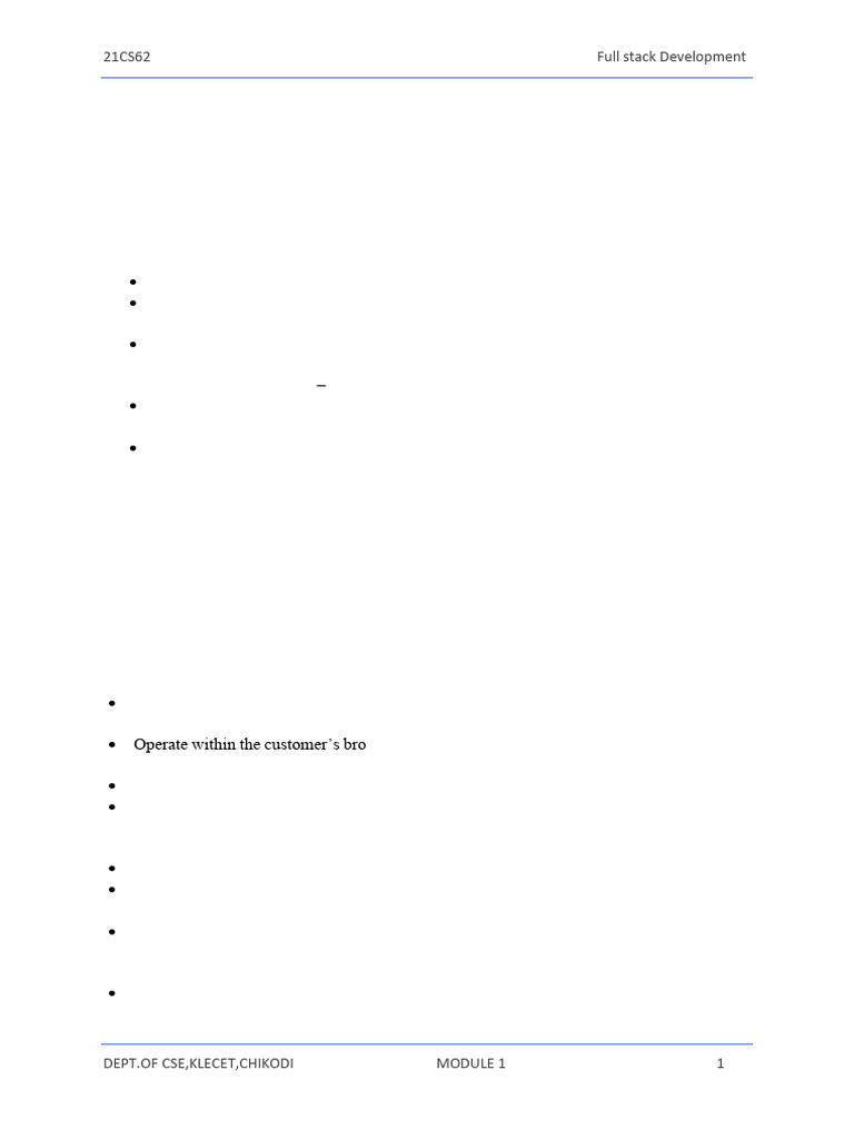 Module 1 | PDF