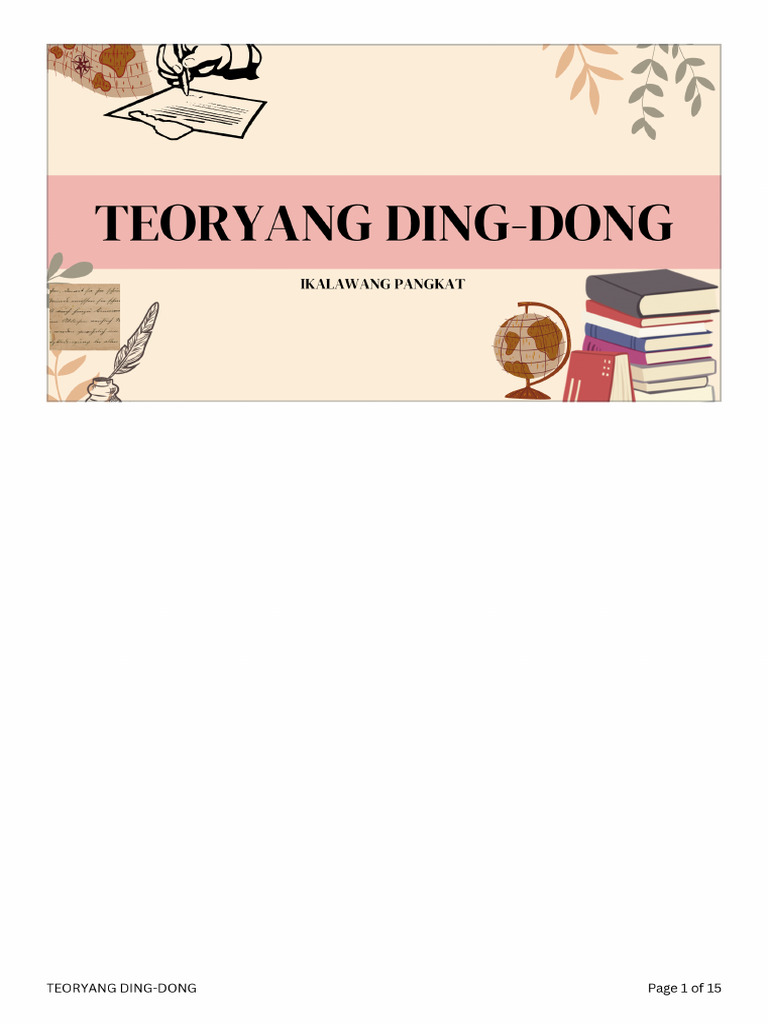 Teoryang-Ding-Dong 20240814 114337 0000 | PDF