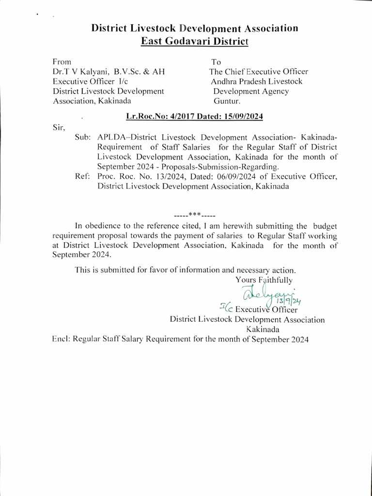 Salary Proposal for APLDA Staff | PDF