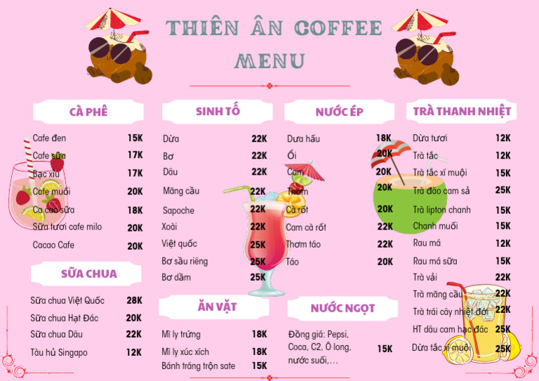 menu Coffee Shop | PDF