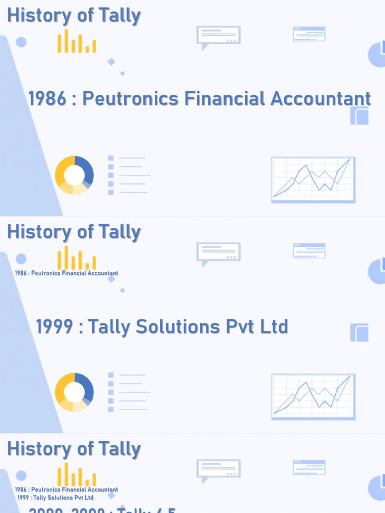 S2 1+Tally+Overvoew+-+History,+Advantages+PDF | PDF