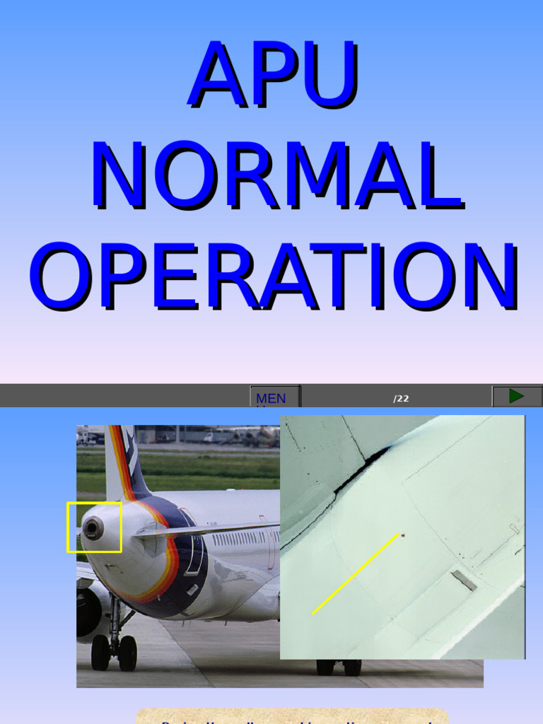 APU Normal Operation | PDF