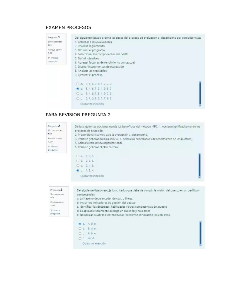 EXAMEN PROCESOS 10pt | PDF