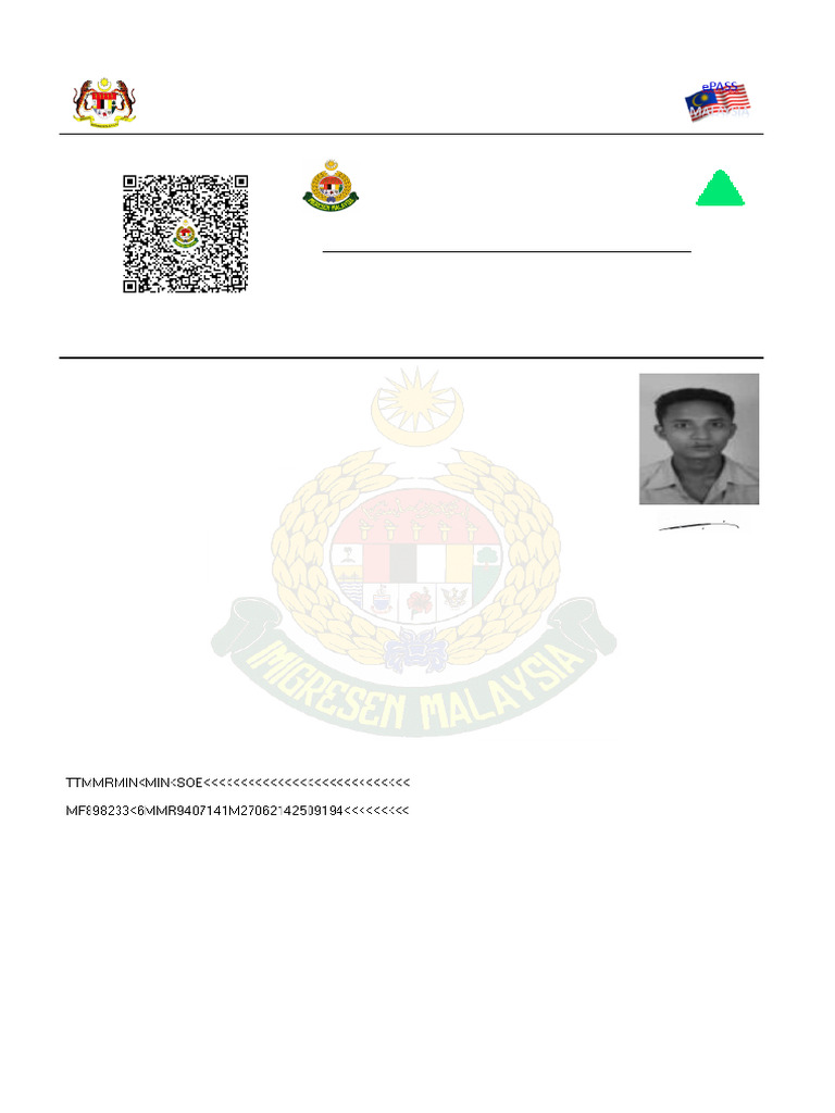 Epass - Min Min Soe - Exp Sep 2025 | PDF