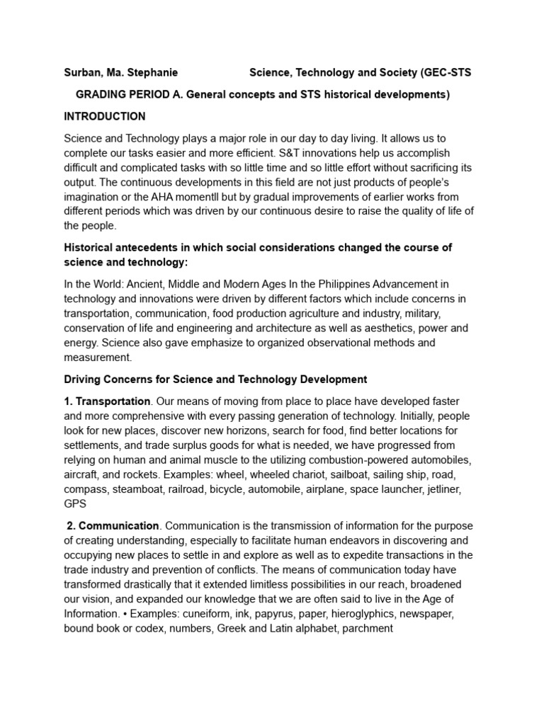 Sts Pdf