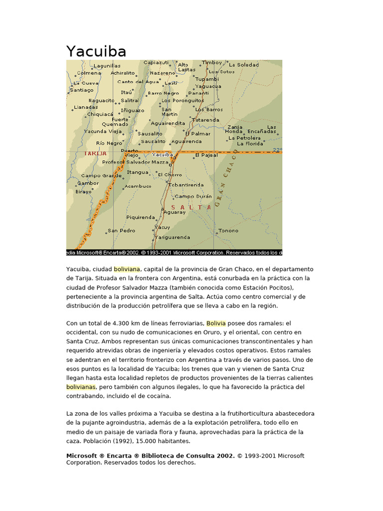 Yacuiba | PDF
