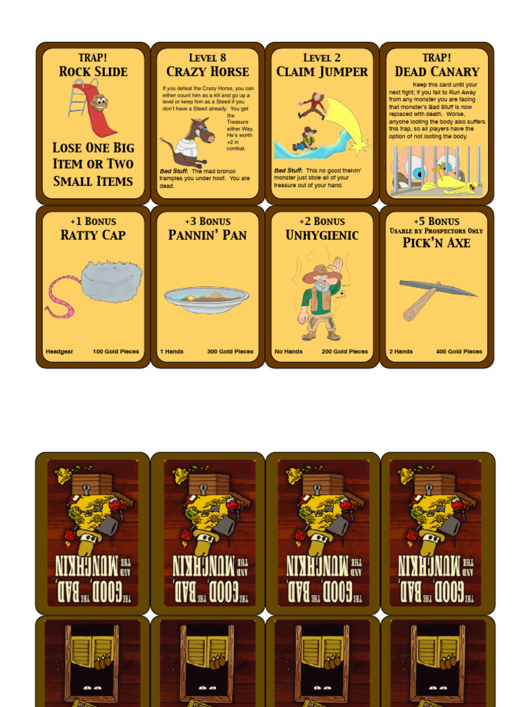 Munchkin Cards 2 | PDF