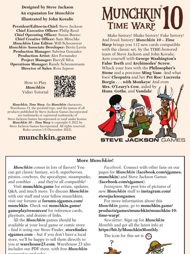 Munchkin 10 Time Warp | PDF